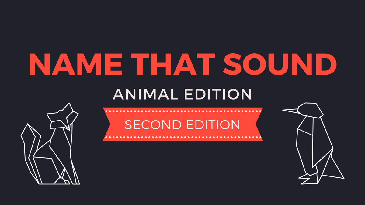 Name That Sound [Animal Edition 2] Crowd Breaker Video – KidzMatter