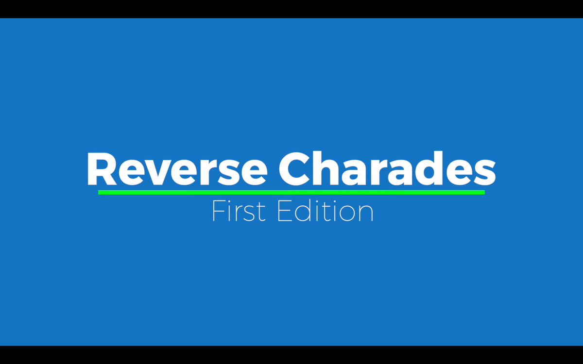 Reverse Charades [First Edition] On Screen Game – KidzMatter