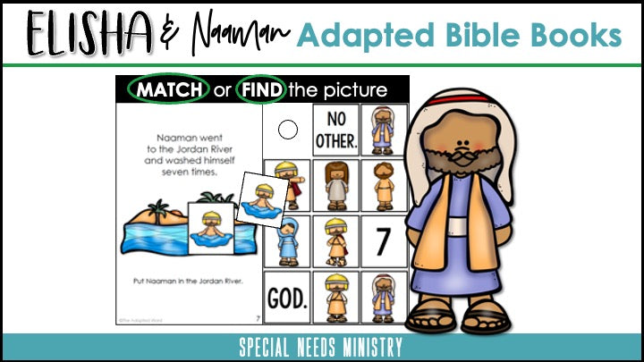 Elisha and Naaman Adapted Books – KidzMatter