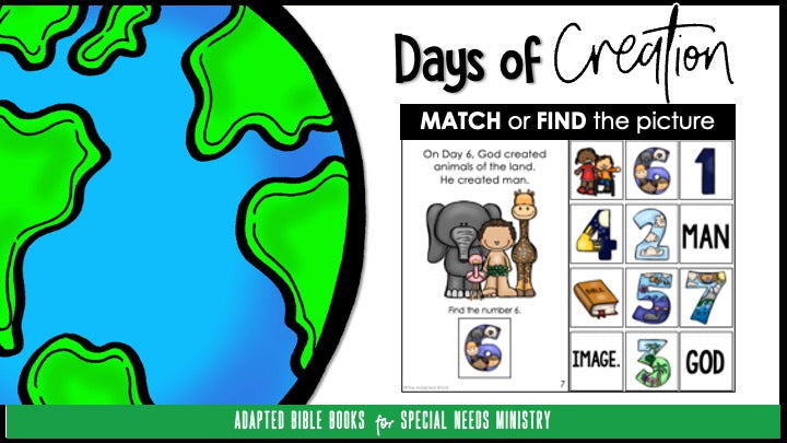 Days of Creation Adapted Books – KidzMatter