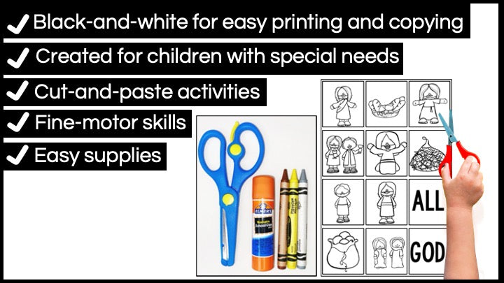 The Miracles of Jesus Adapted Books [Black and White] – KidzMatter