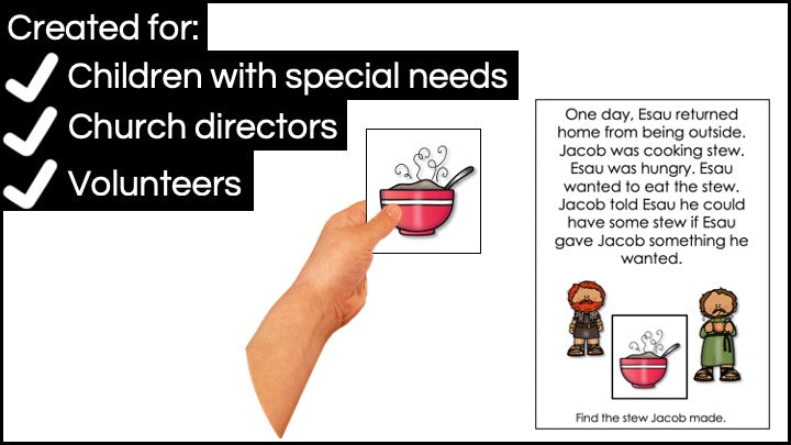 Jacob and Esau Adapted Books – KidzMatter