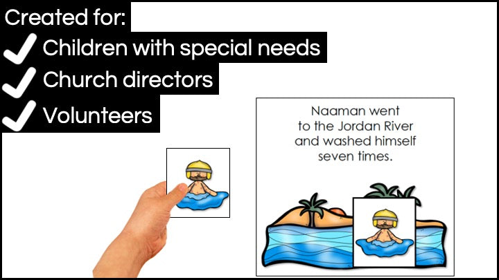 Elisha and Naaman Adapted Books – KidzMatter