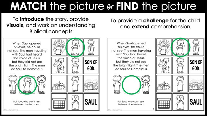 Paul Adapted Bible Books (Black and White) – KidzMatter