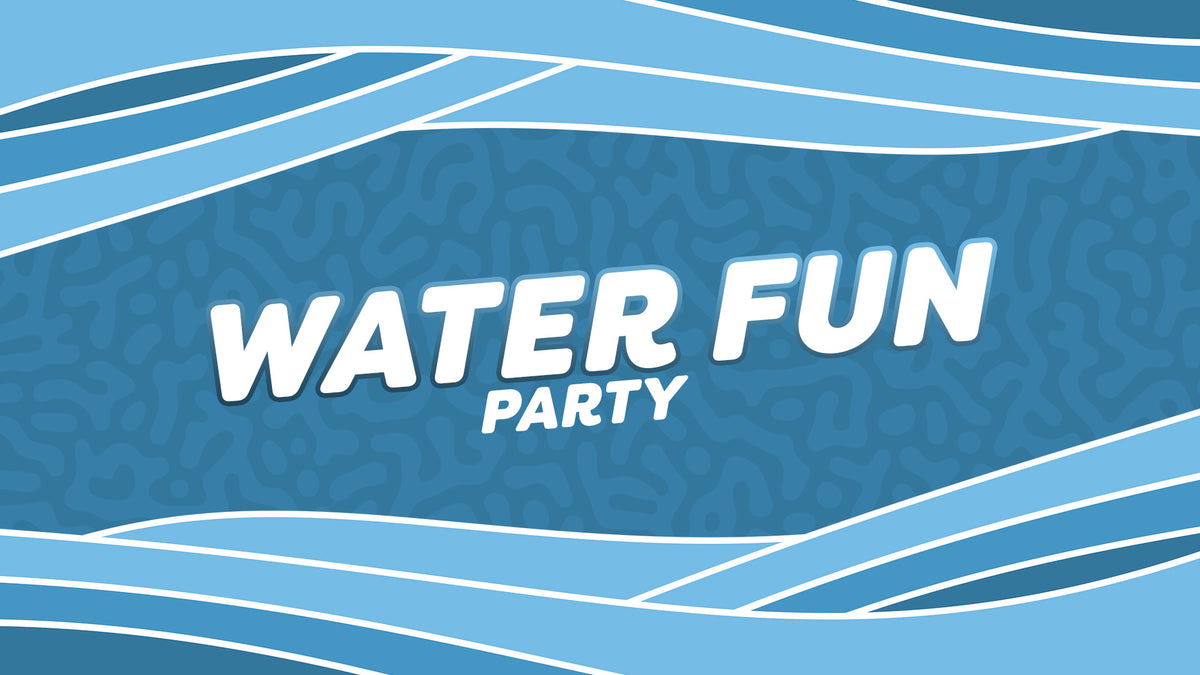 Water Fun Party Title Graphics – KidzMatter