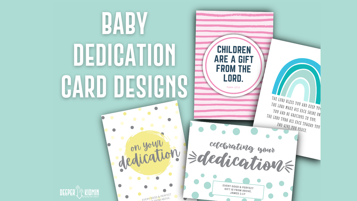 Baby Dedication Cards – KidzMatter