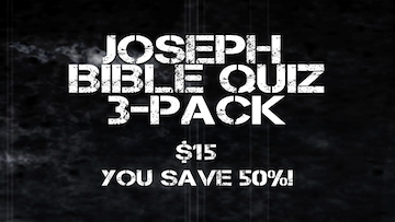 Joseph 3-Pack Bible Quiz – KidzMatter