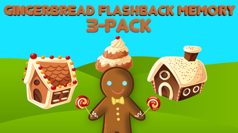 Gingerbread Flashback Memory [3 Pack] Crowd Breaker Game – KidzMatter