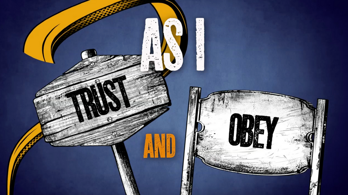Trust And Obey Worship Video – KidzMatter