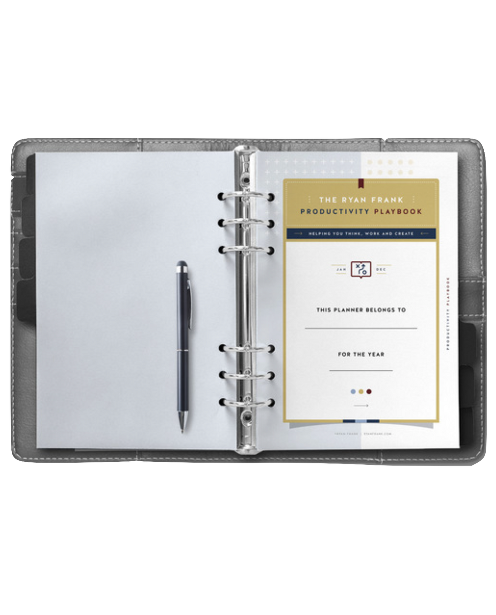 The Ryan Frank Printable Productivity Playbook – KidzMatter